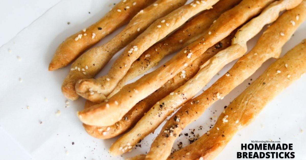 Breadsticks Recipe (Grissini) That's Crispy & Easy - My Morning Mocha