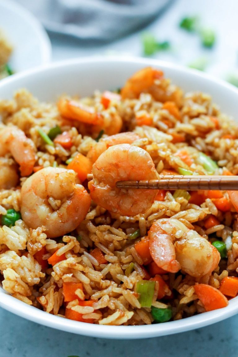 King Prawn Fried Rice - My Morning Mocha