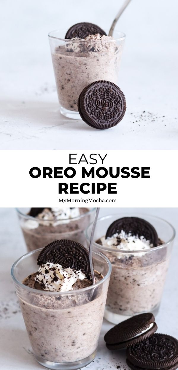 3 Ingredient Oreo Mousse - My Morning Mocha