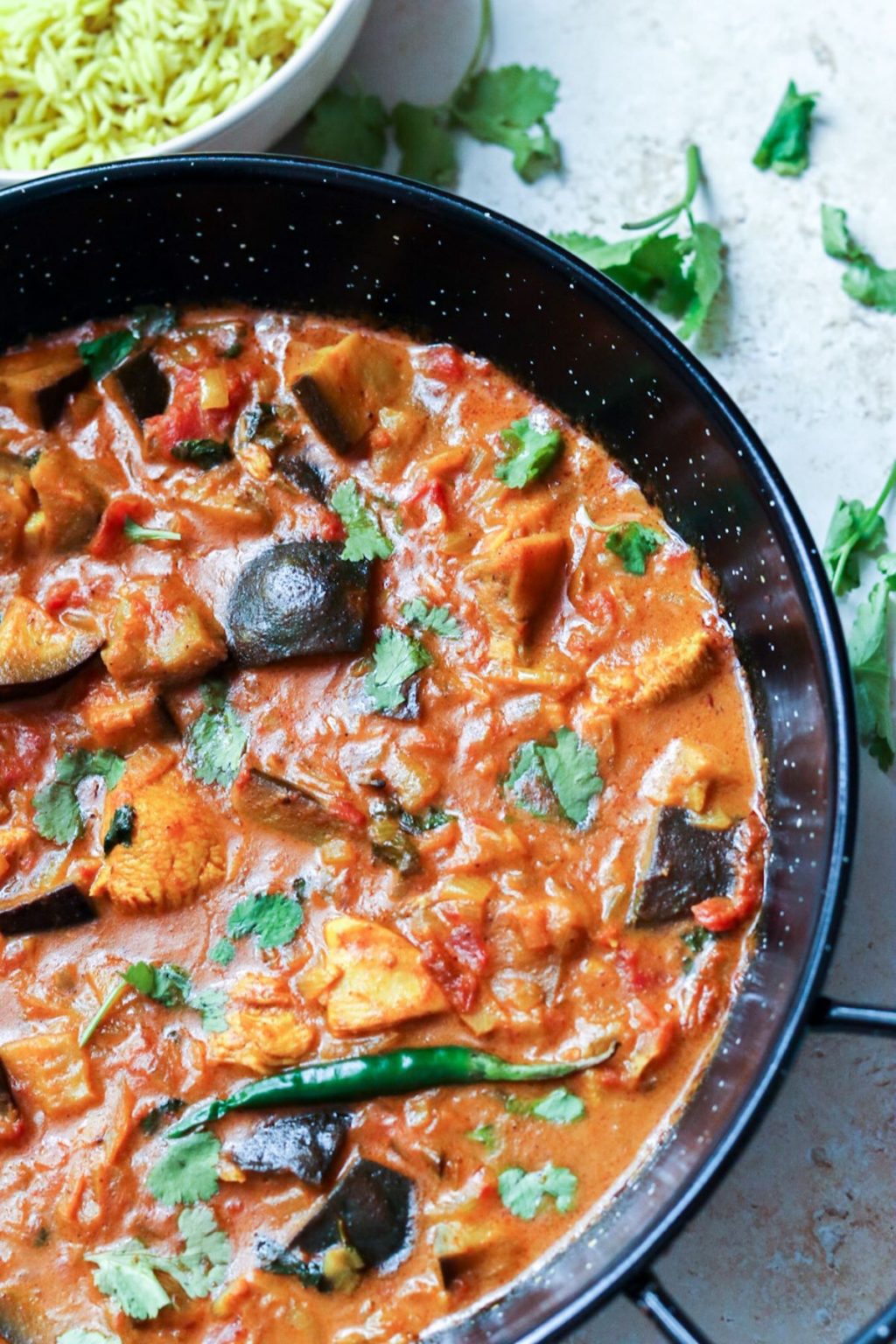 Chicken And Aubergine Curry - My Morning Mocha