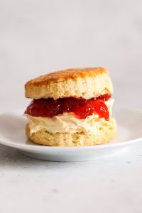 Big Fluffy Scones With Jam & Clotted Cream - My Morning Mocha