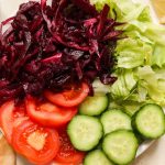 Kebab Shop Salad (Shredded Red Cabbage) - My Morning Mocha