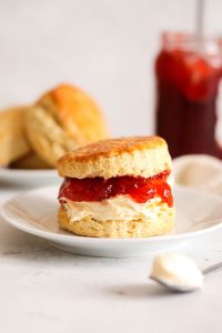 Big Fluffy Scones With Jam & Clotted Cream - My Morning Mocha
