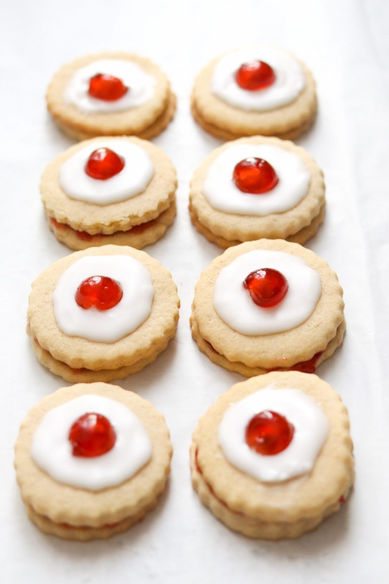 Empire Biscuits Recipe (German Biscuits) - My Morning Mocha