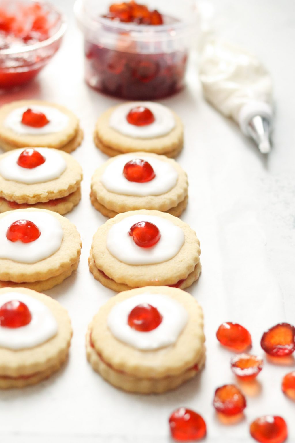 Empire Biscuits Recipe (German Biscuits) - My Morning Mocha