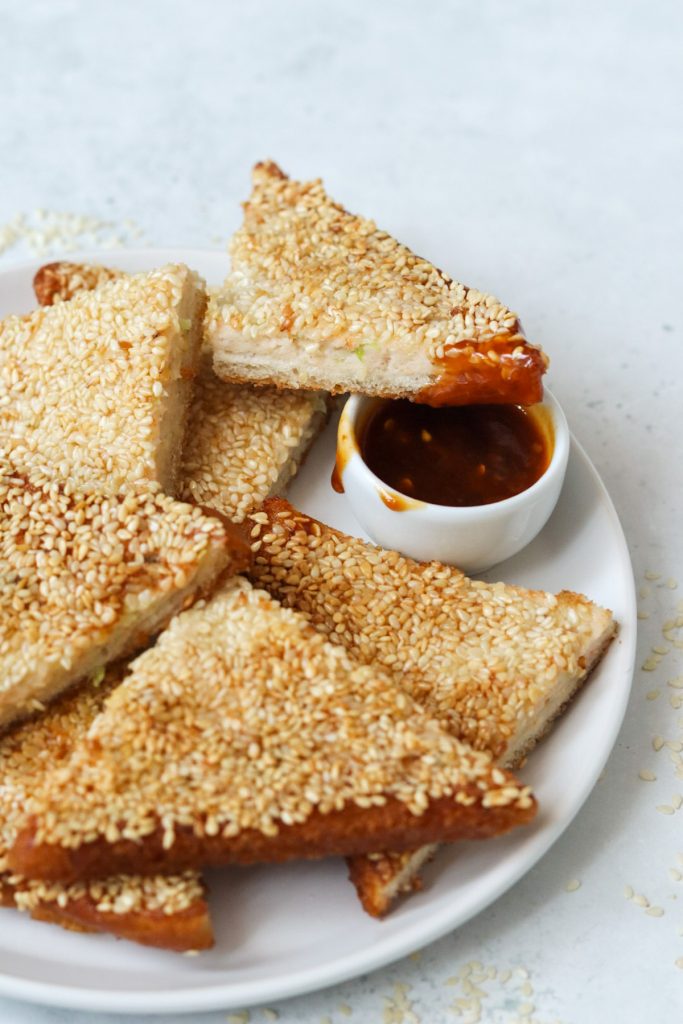 Sesame Prawn Toast Recipe - My Morning Mocha