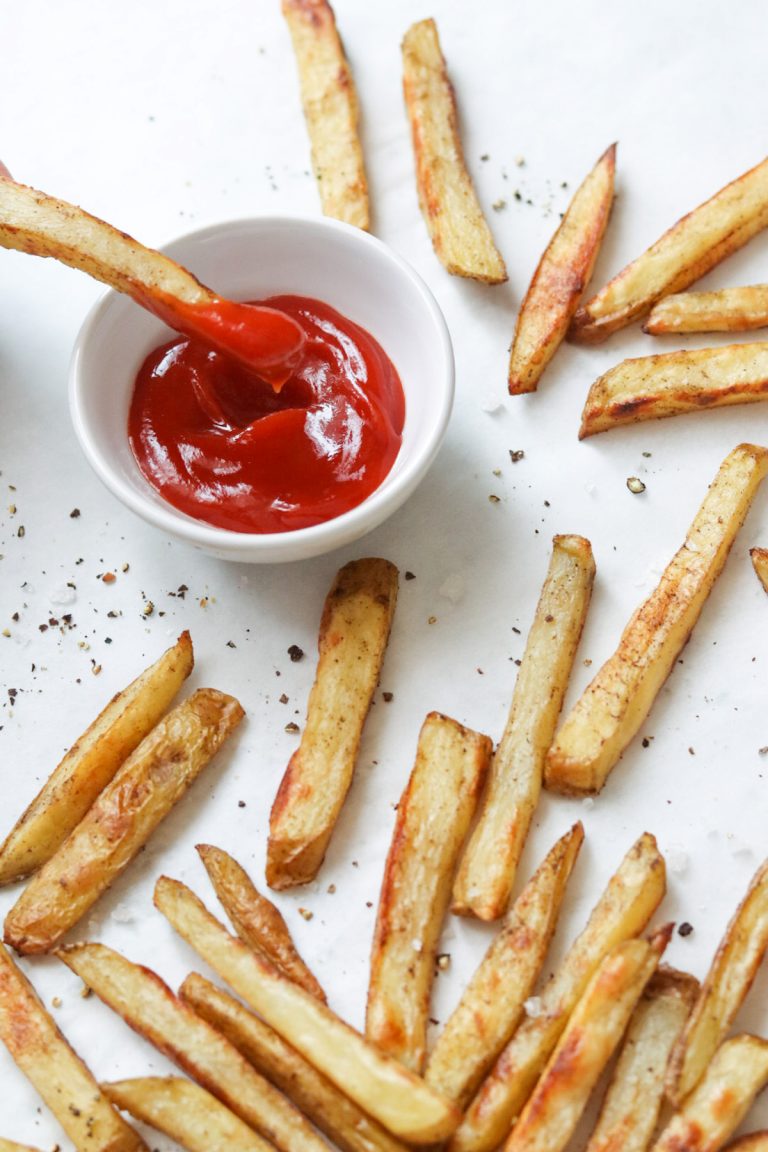 Skin On Fries Recipe (Oven Baked) - My Morning Mocha