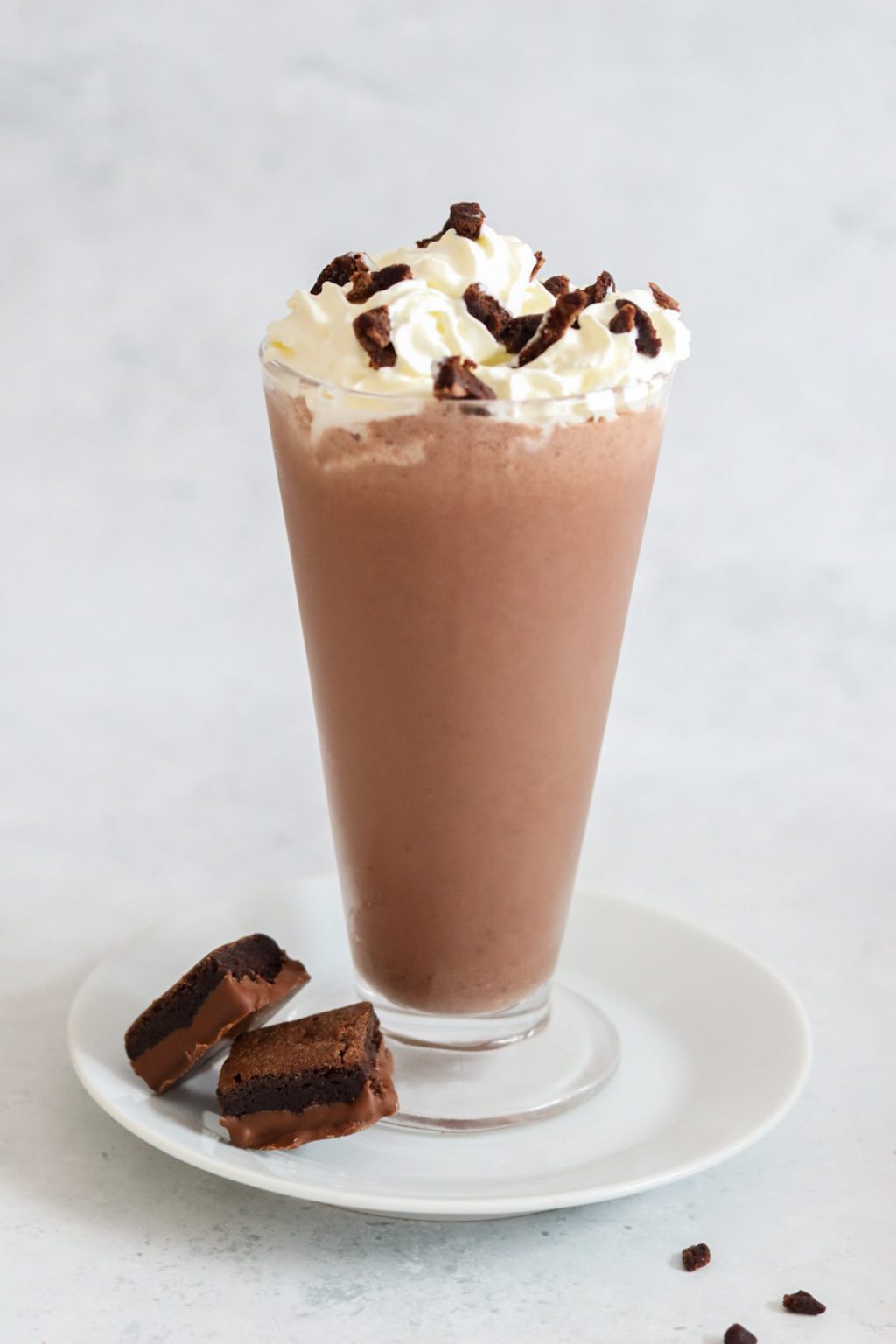 Chocolate Fudge Brownie Milkshake - My Morning Mocha