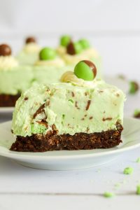 Mint Aero Cheesecake Recipe! (No Bake) - My Morning Mocha