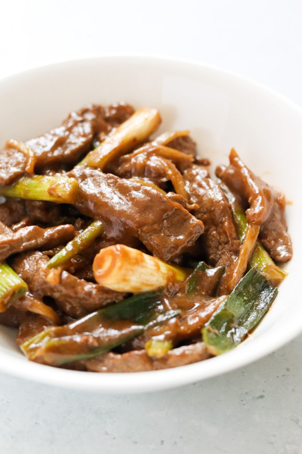 Beef With Ginger And Spring Onion - My Morning Mocha