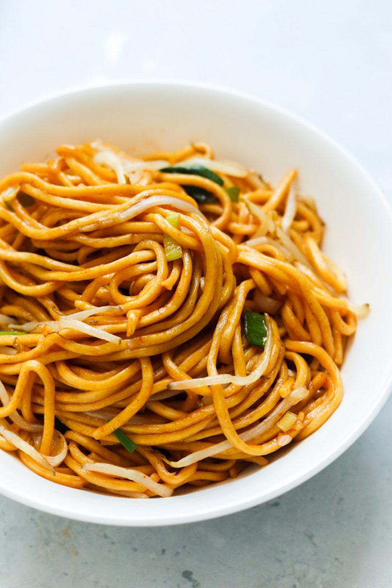 Plain Chow Mein (Chinese Noodles) - My Morning Mocha