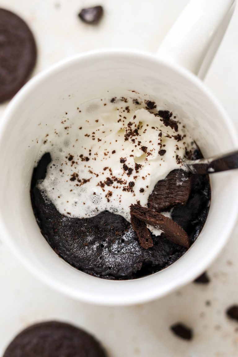 Oreo Mug Cake (Only 2 Ingredients) - My Morning Mocha