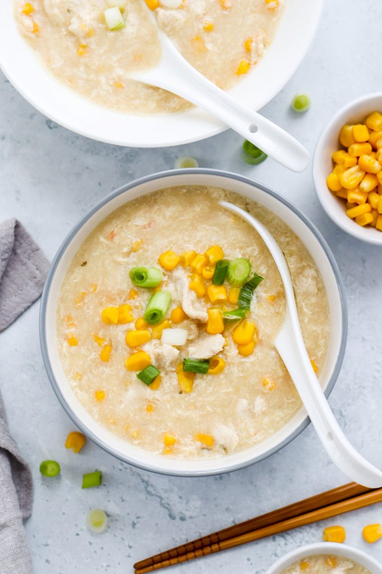 Chinese Chicken And Sweetcorn Soup - My Morning Mocha