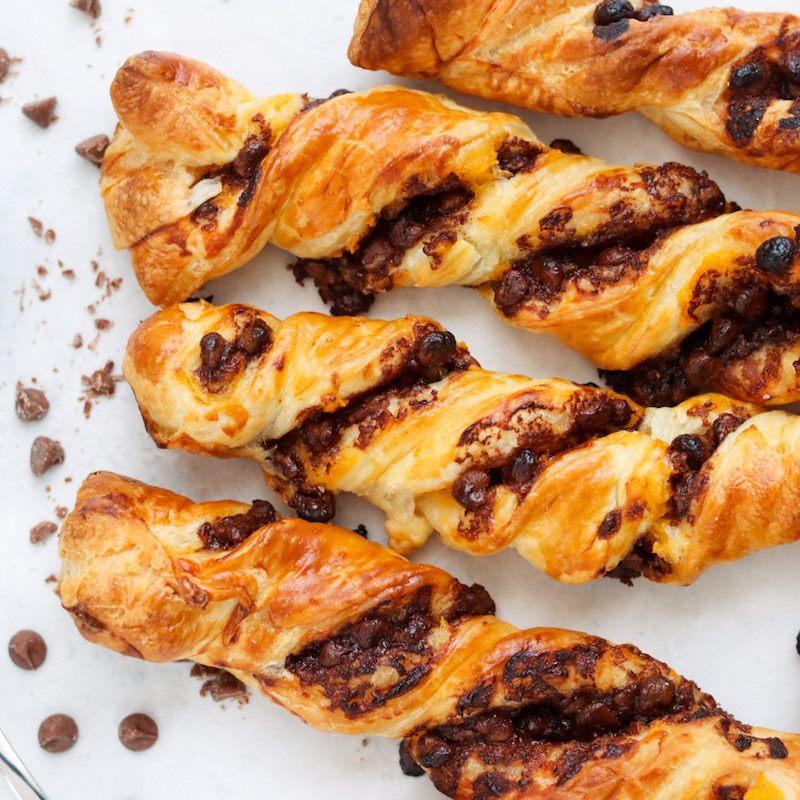 Chocolate Twist Recipe (With Custard) - My Morning Mocha