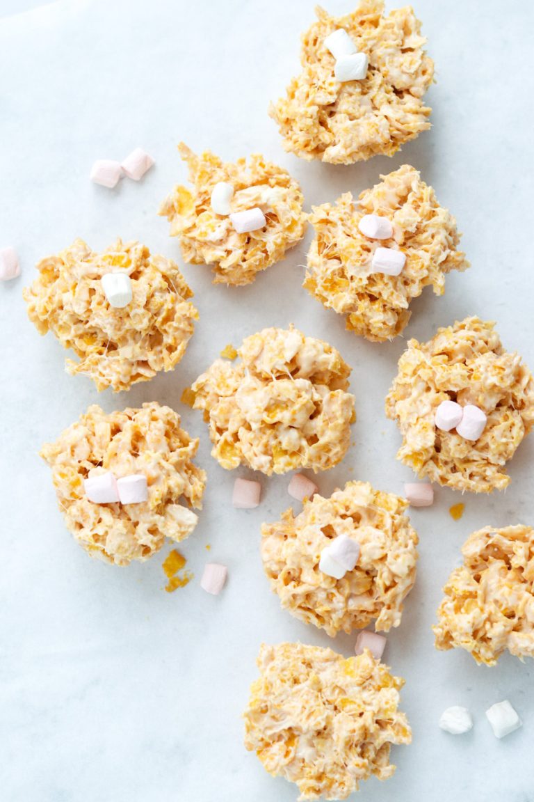 Marshmallow Cornflake Cakes - My Morning Mocha