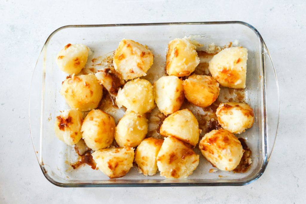 Marmite Roast Potatoes - My Morning Mocha