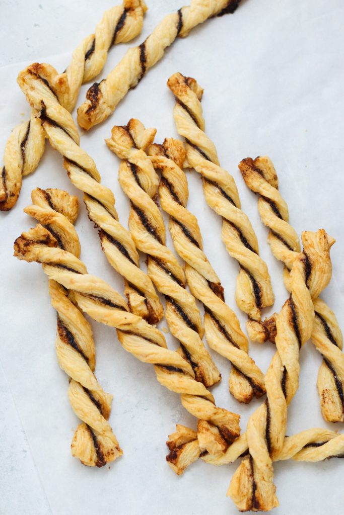 Cinnamon Puff Pastry Twists - My Morning Mocha