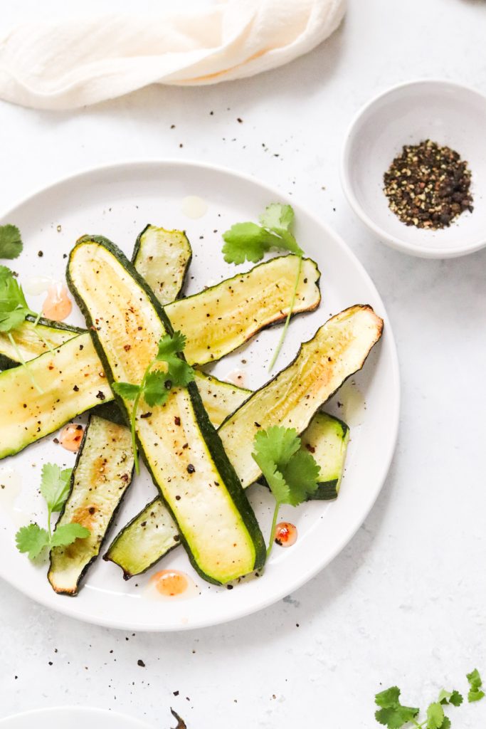 Oven Roasted Courgette (Zucchini) - My Morning Mocha