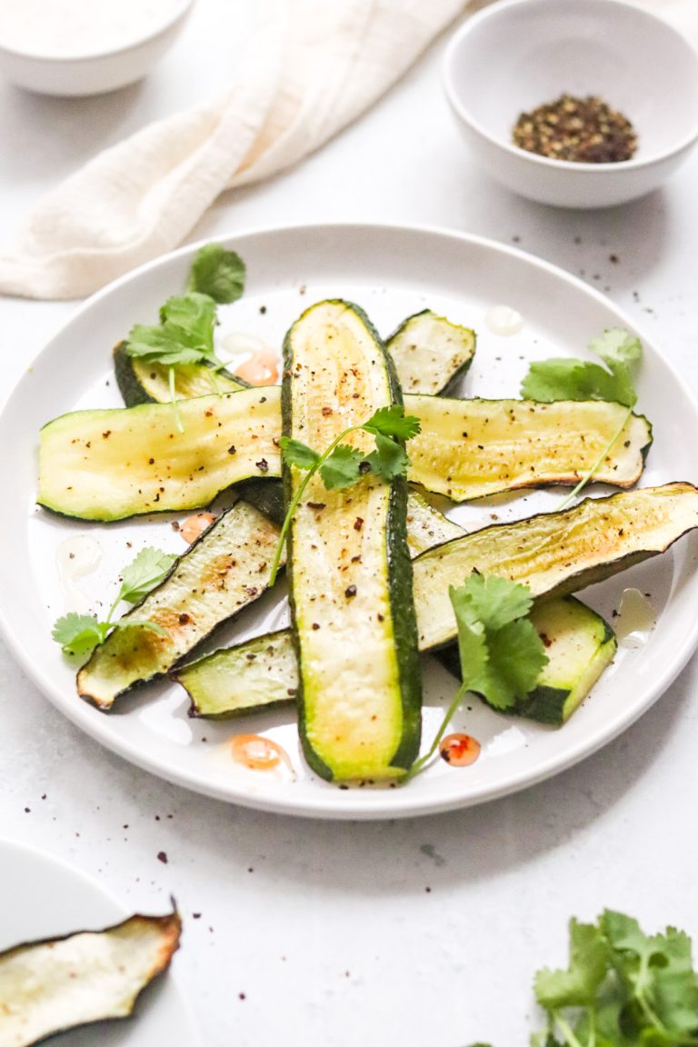 Oven Roasted Courgette (Zucchini) - My Morning Mocha