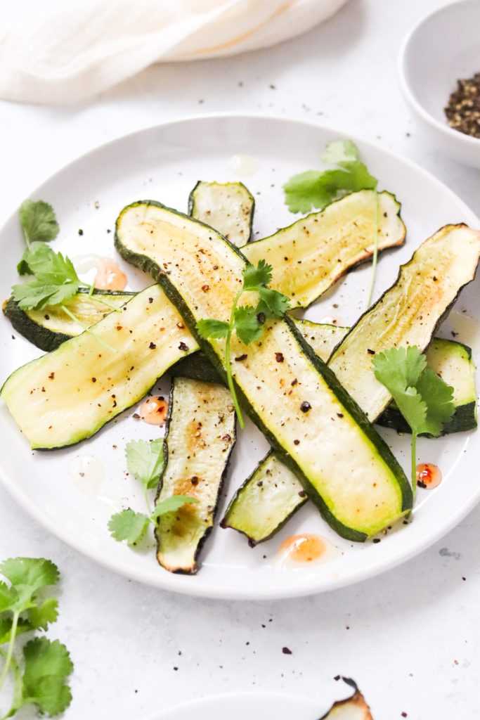 Oven Roasted Courgette (Zucchini) - My Morning Mocha