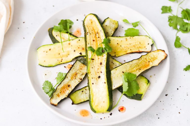 Oven Roasted Courgette (Zucchini) - My Morning Mocha