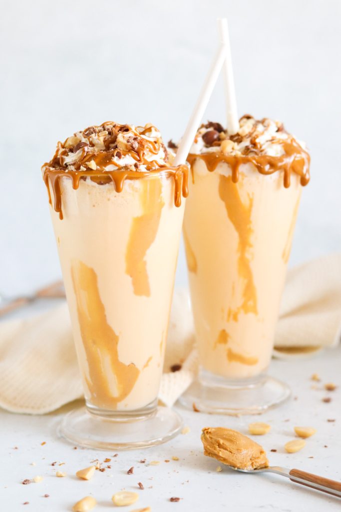 Peanut Butter Milkshake Recipe (The Best) - My Morning Mocha