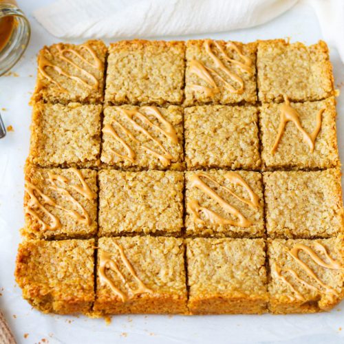 Peanut Butter Flapjacks (With Golden Syrup) - My Morning Mocha