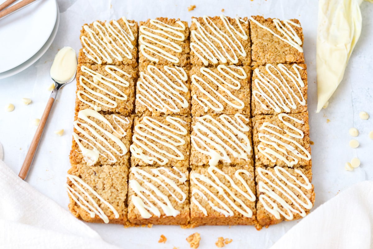 White Chocolate Flapjack - My Morning Mocha
