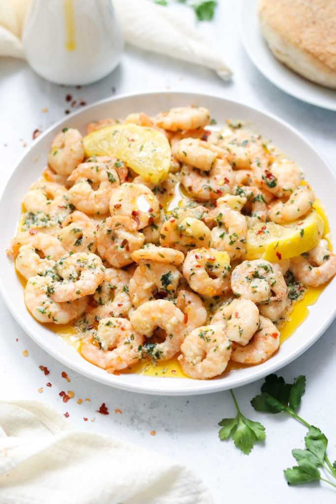Garlic Butter Prawns (Pan-Fried) - My Morning Mocha