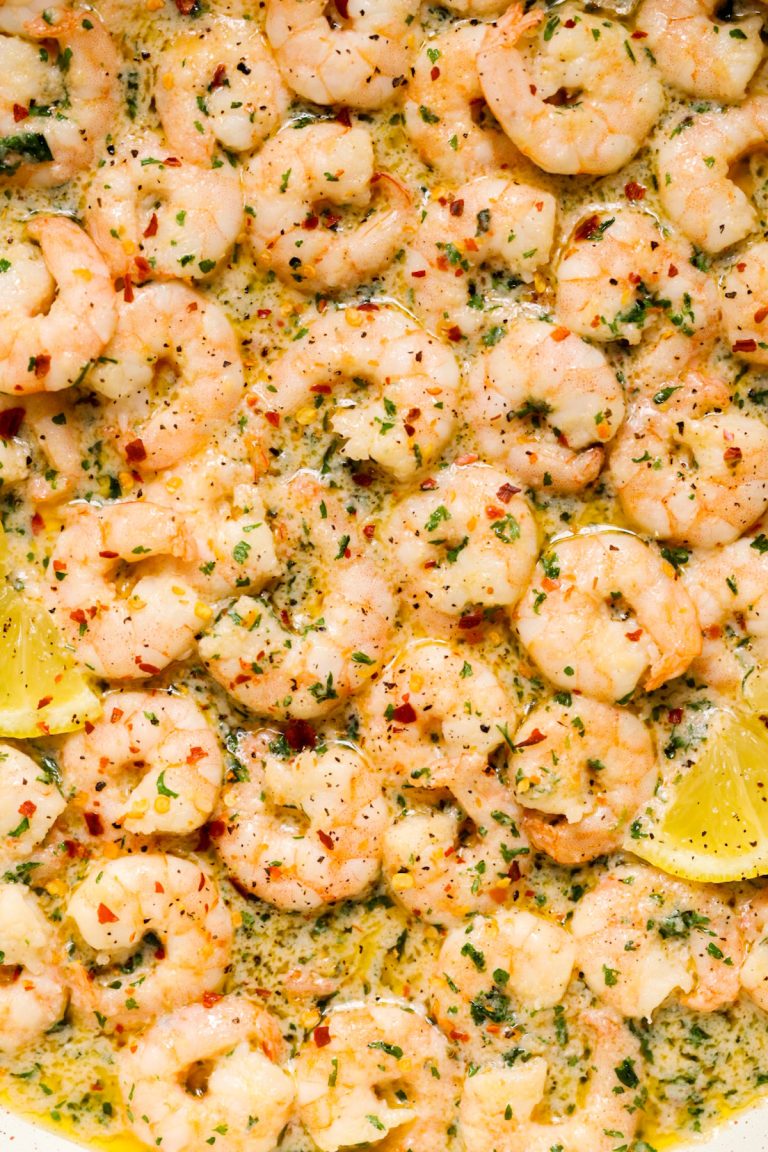 Garlic Butter Prawns (Pan-Fried) - My Morning Mocha