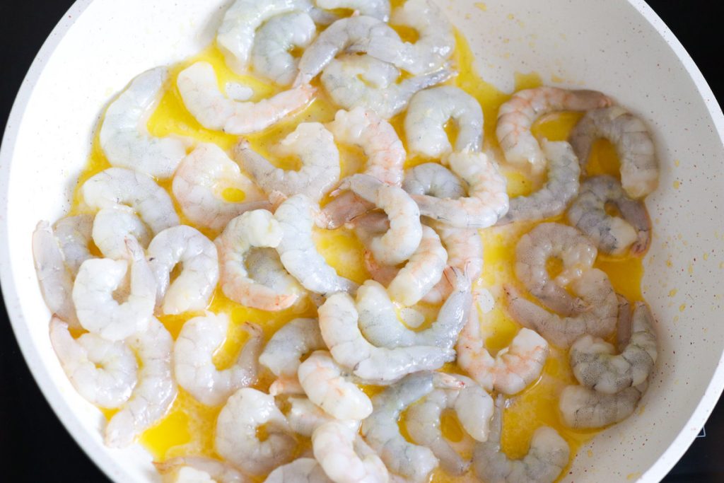 Garlic Butter Prawns (Pan-Fried) - My Morning Mocha