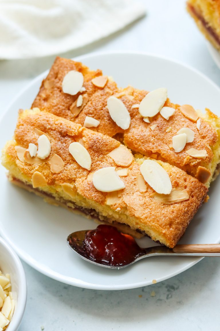 Bakewell Almond Slice Recipe - My Morning Mocha