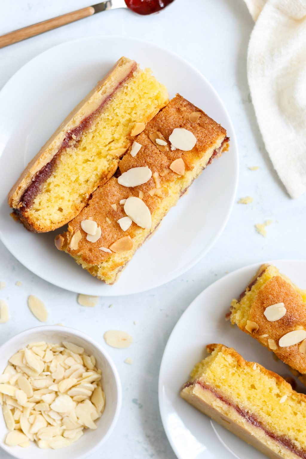 Bakewell Almond Slice Recipe - My Morning Mocha