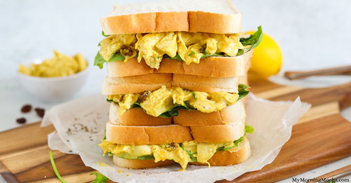 Coronation Chicken Sandwich Recipe - My Morning Mocha