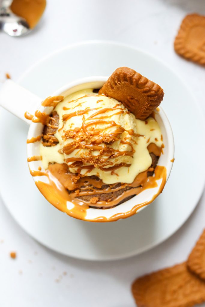 Lotus Biscoff Mug Cake (Easy And So Good!) - My Morning Mocha