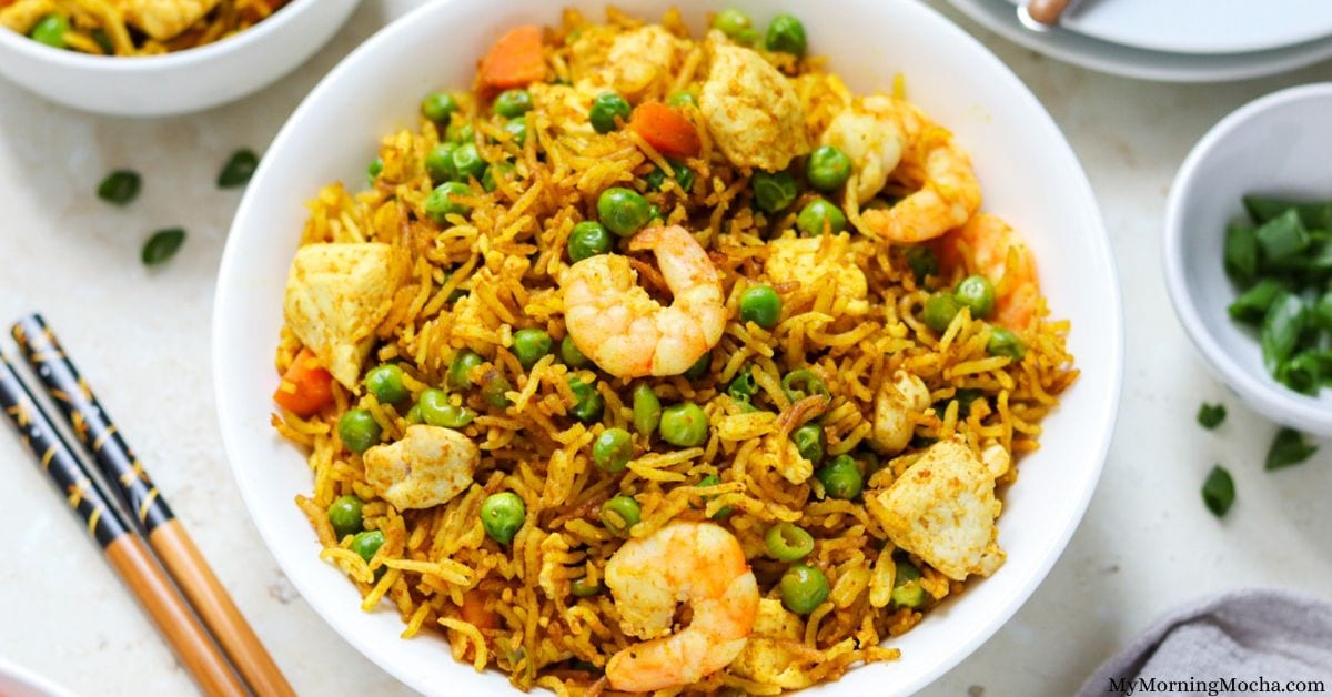 Singapore Fried Rice Takeaway Style Recipe - My Morning Mocha