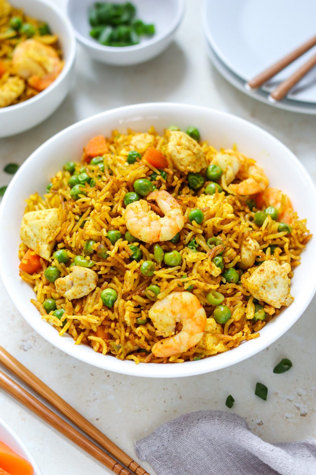 Singapore Fried Rice Takeaway Style Recipe - My Morning Mocha