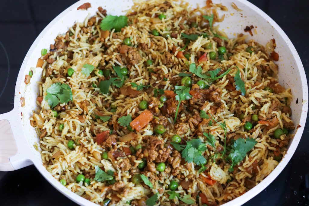 Keema Rice (Easy Recipe) - My Morning Mocha