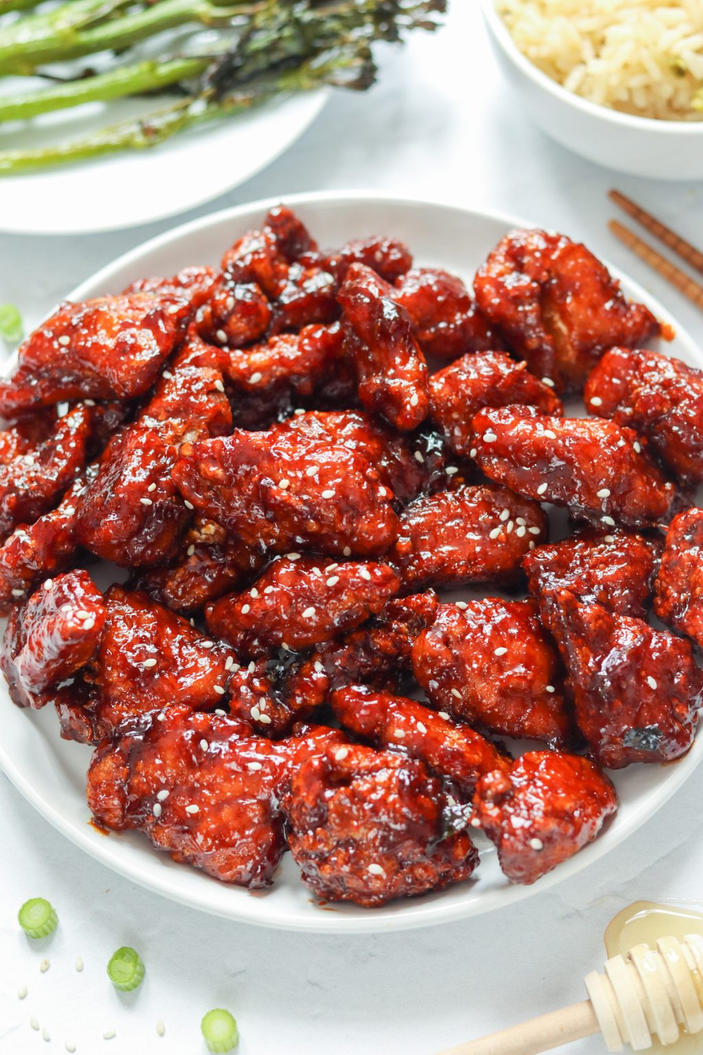 Sticky Honey Chilli Chicken Recipe - My Morning Mocha