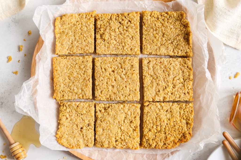 Easy Flapjacks Made With Honey - My Morning Mocha
