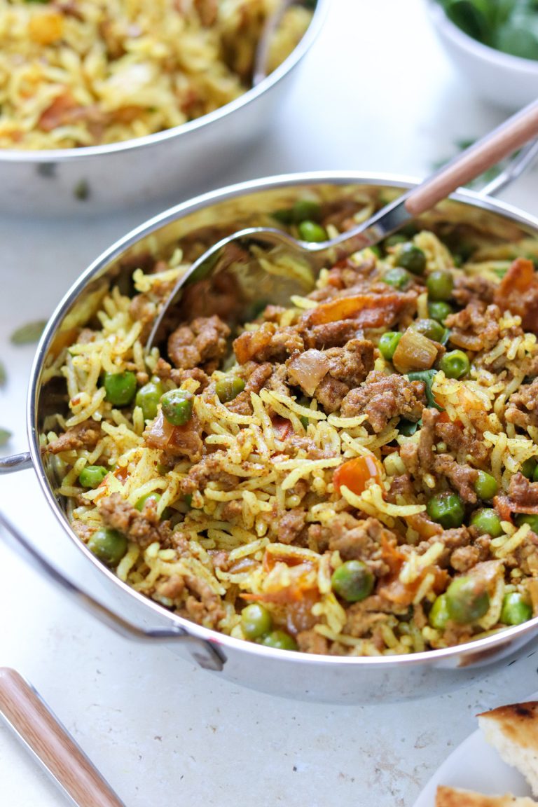 Keema Rice (Easy Recipe) - My Morning Mocha