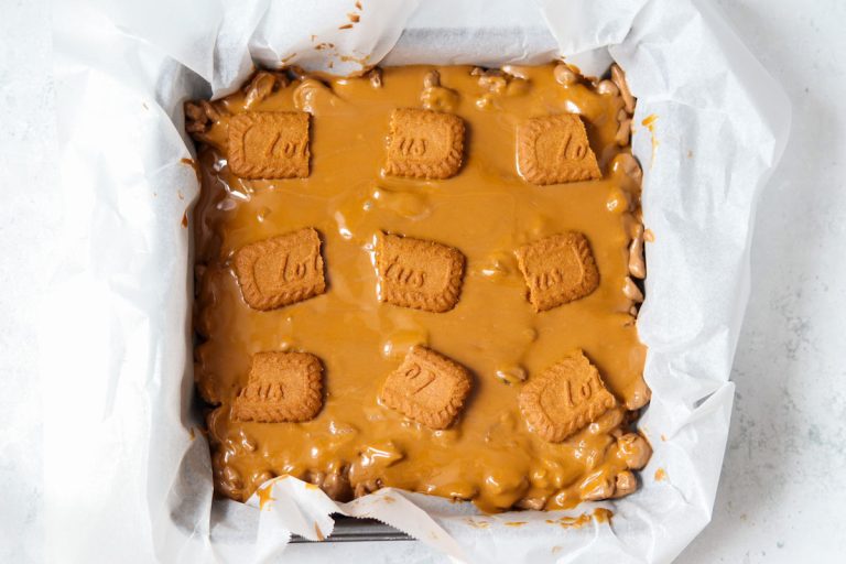 Biscoff Tiffin Recipe - My Morning Mocha