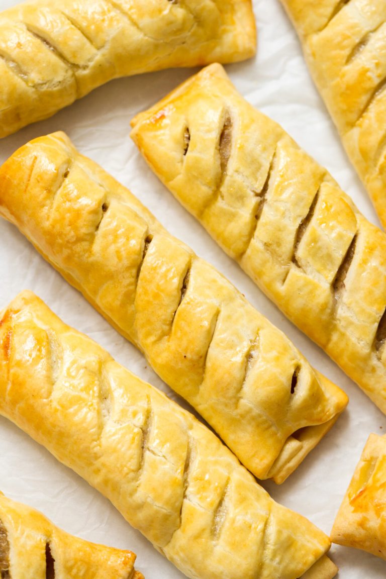 Shortcrust Pastry Sausage Rolls - My Morning Mocha