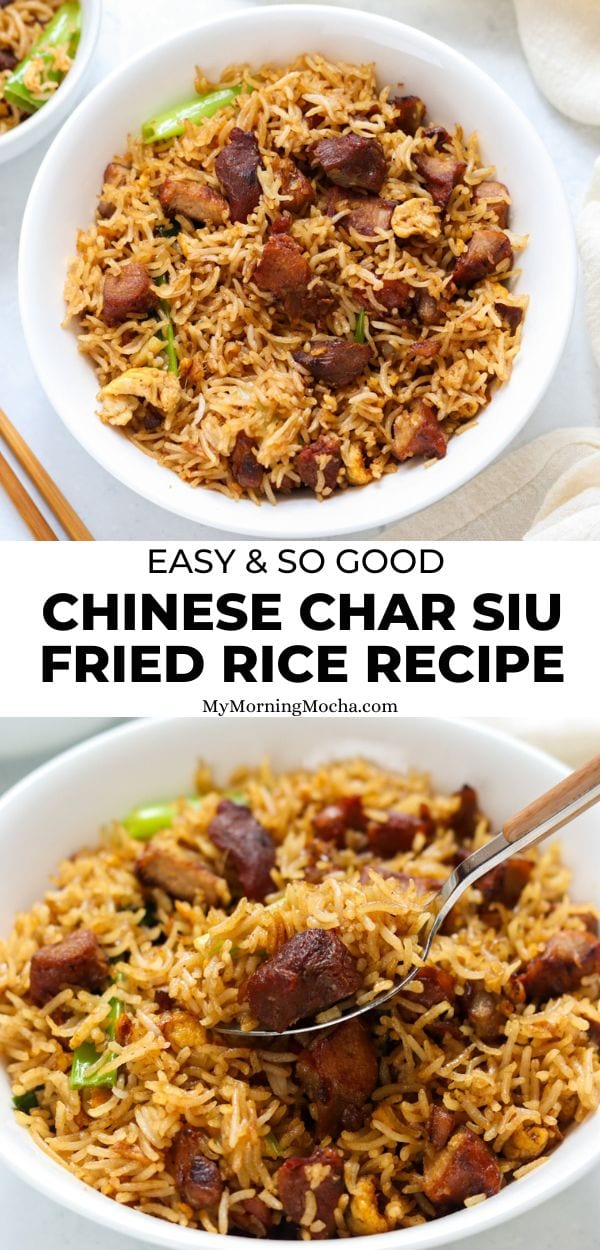 Char Siu Pork Fried Rice - My Morning Mocha