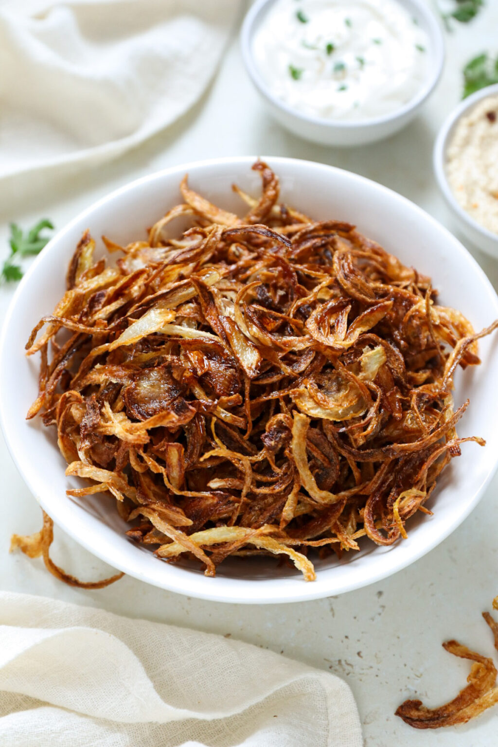 Crispy Fried Onions - My Morning Mocha