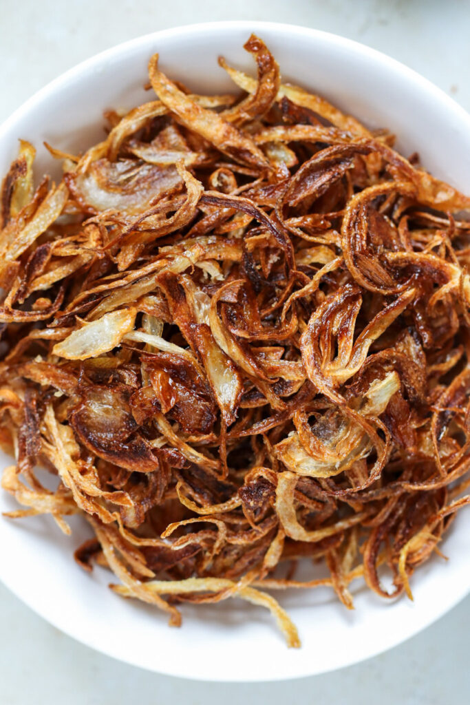 Crispy Fried Onions - My Morning Mocha