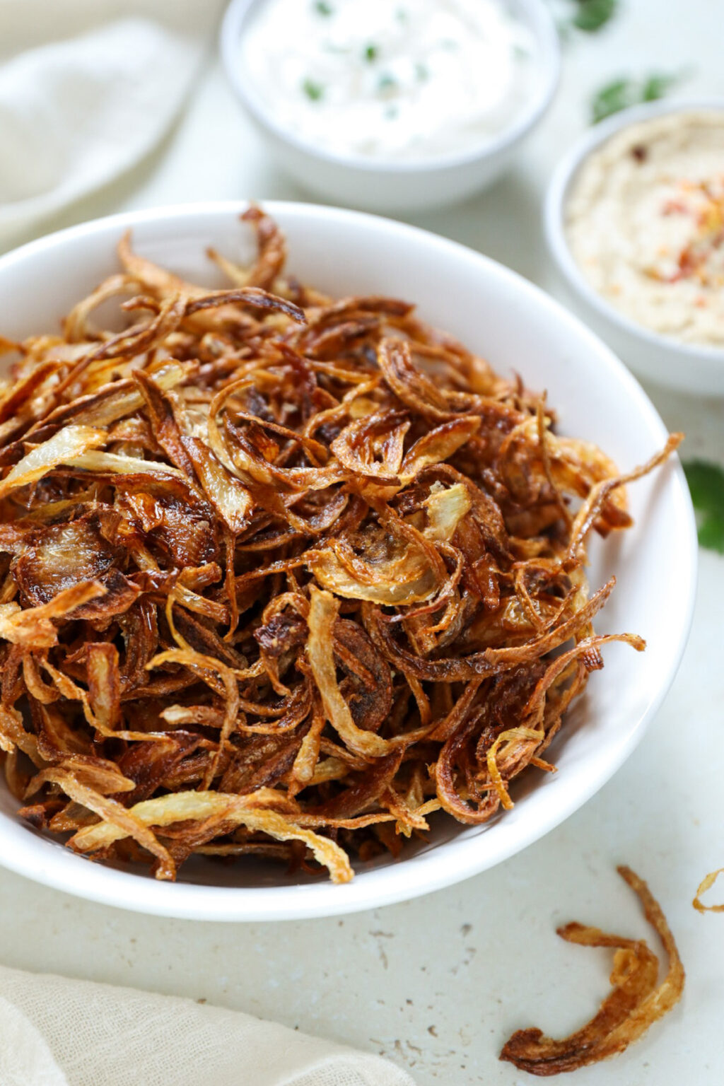 Crispy Fried Onions - My Morning Mocha