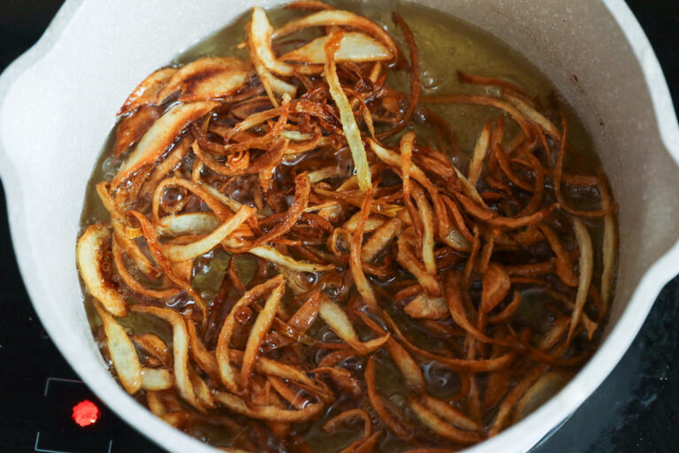Crispy Fried Onions - My Morning Mocha