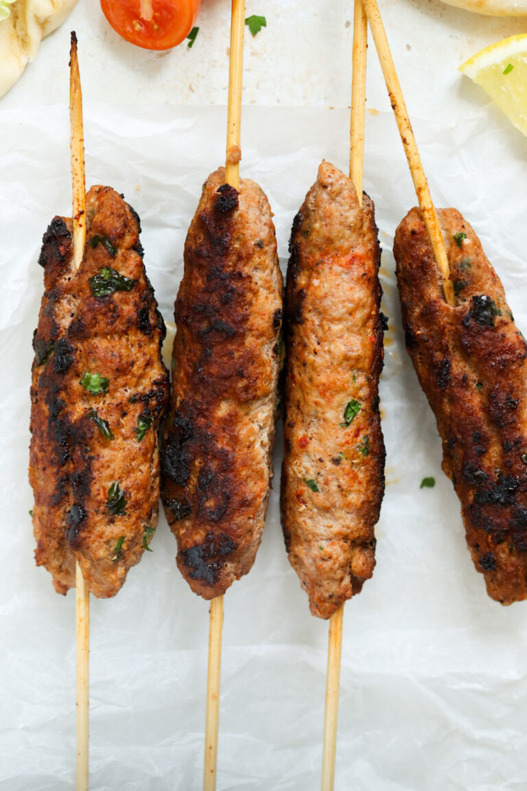 Lamb Kofta Wraps (With Garlic Sauce) - My Morning Mocha