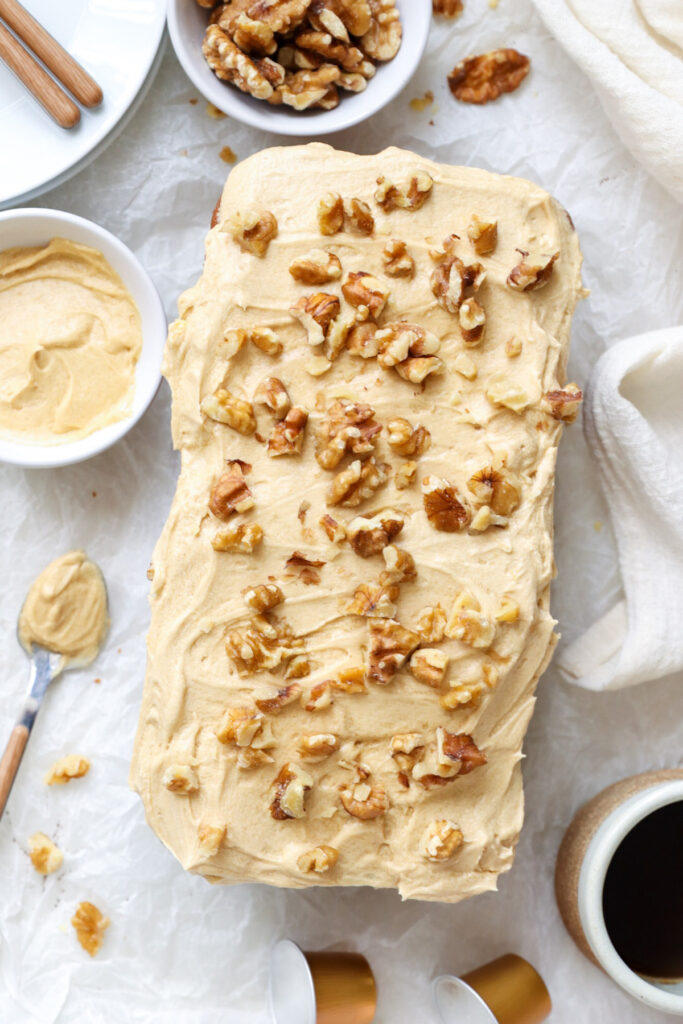 Coffee And Walnut Loaf (So Moist) - My Morning Mocha